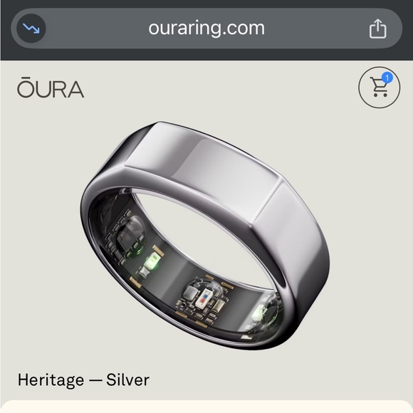 Oura Ring Heritage Silver